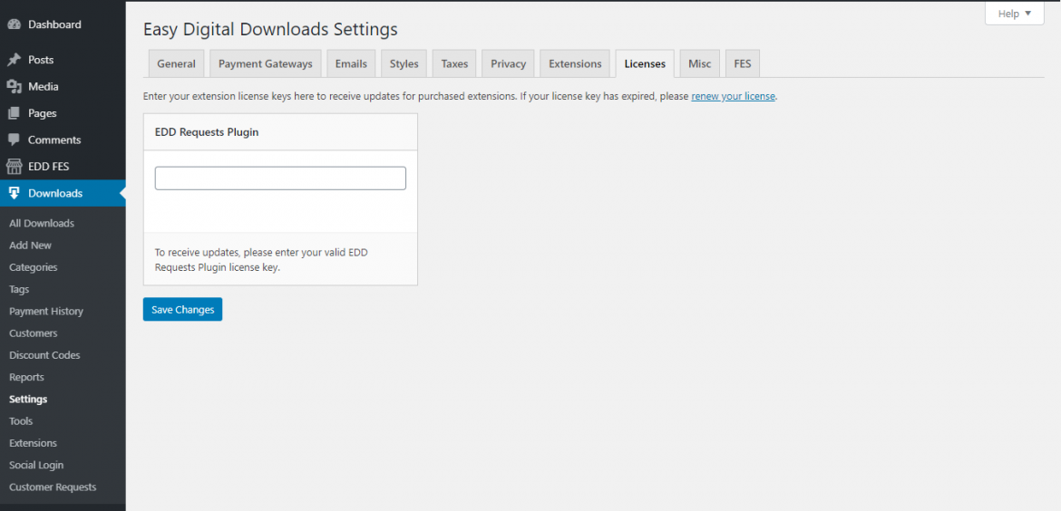 EDD Requests Plugin Documentation - Plugins & Snippets
