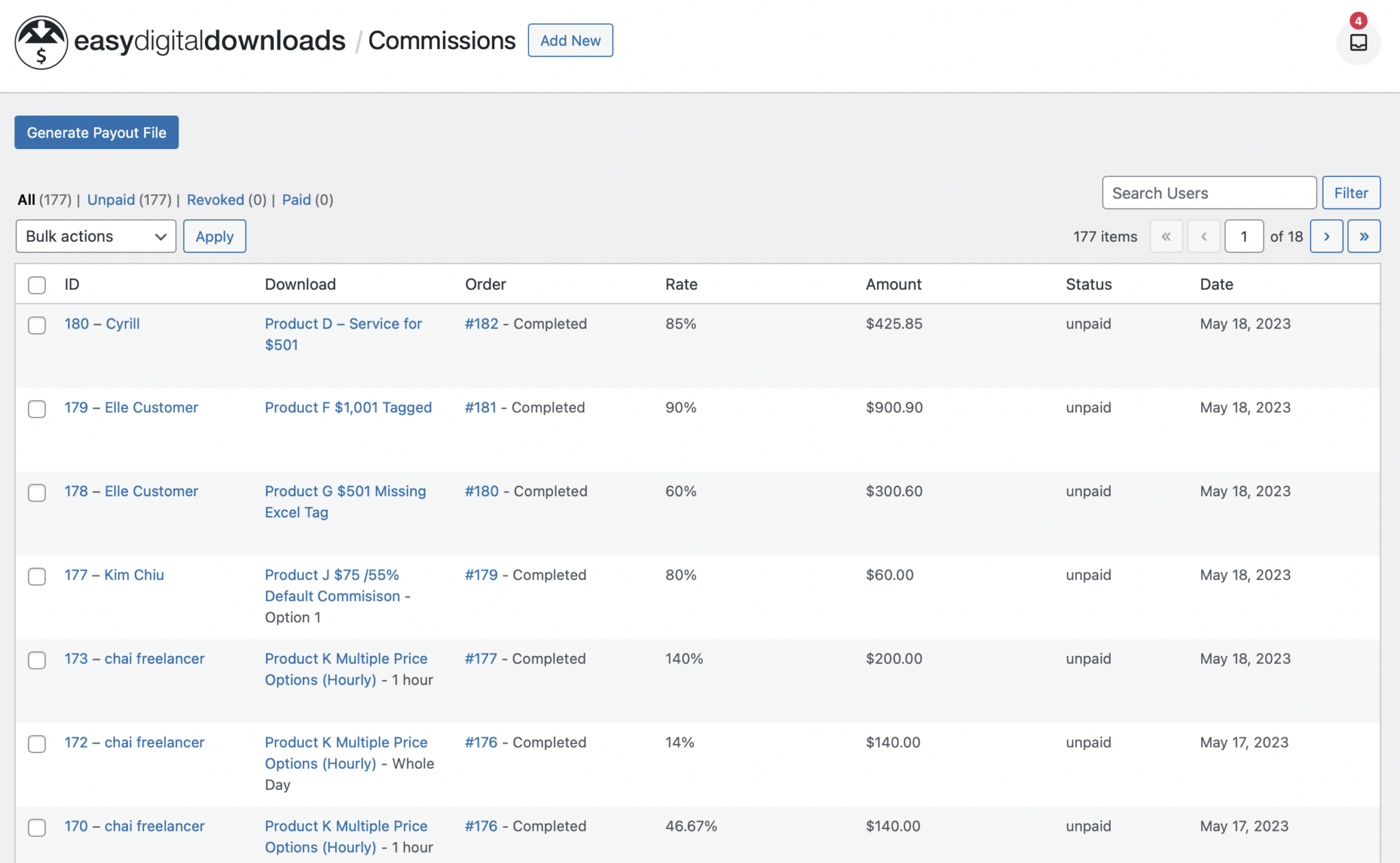 Commission Manager Pro